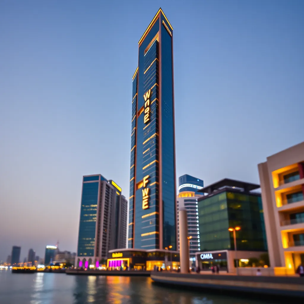 Exploring West Wharf Tower in Business Bay, Dubai